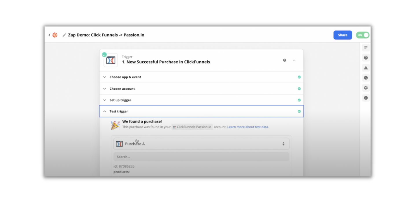 How to connect an external checkout page via Zapier?
